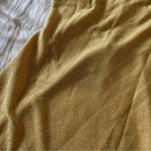 Lulus | Dresses | Lulus Brightest Sun Gold Metallic Bodycon Swim ...